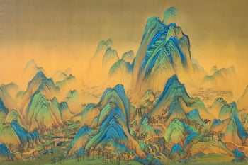 a thousand li of rivers and mountains by wang ximeng – Chinese showcase
